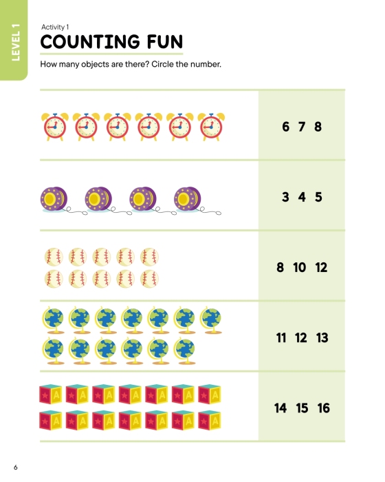 Complete Kindergarten Math Workbook: 175 Fun Activities To Build Math ...