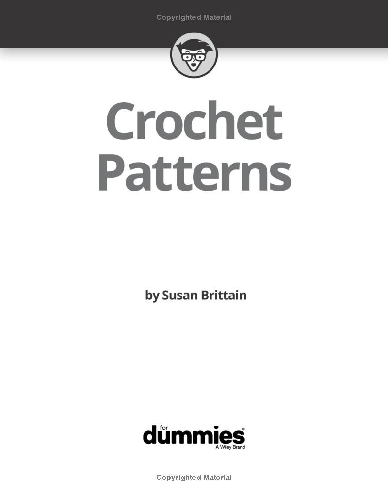 Crochet Patterns For Dummies - FAHASA.COM