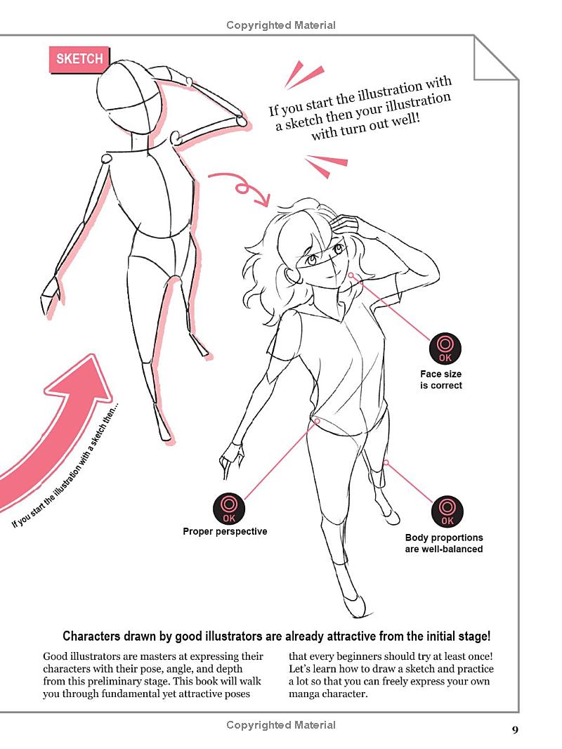 Draw Amazing Manga Characters: A Drawing Exercise Book For Beginners ...