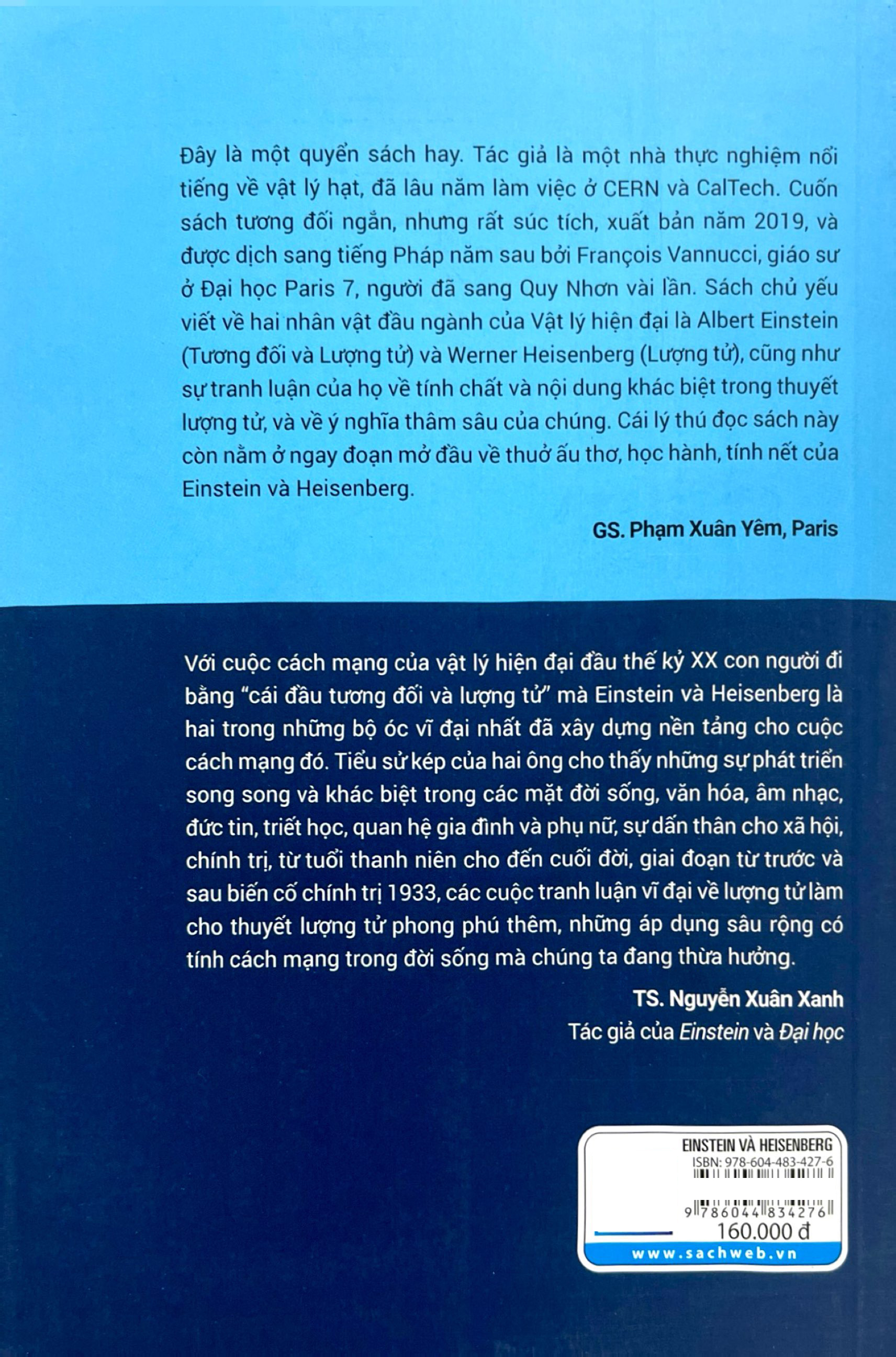 Sách Einstein Và Heisenberg - Những Người Đặt Nền Tảng Cho Vật Lý Hi ...