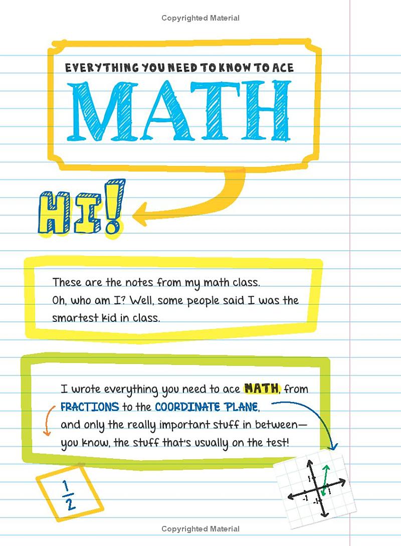 Everything You Need To Ace Math In One Big Fat Notebook - FAHASA.COM