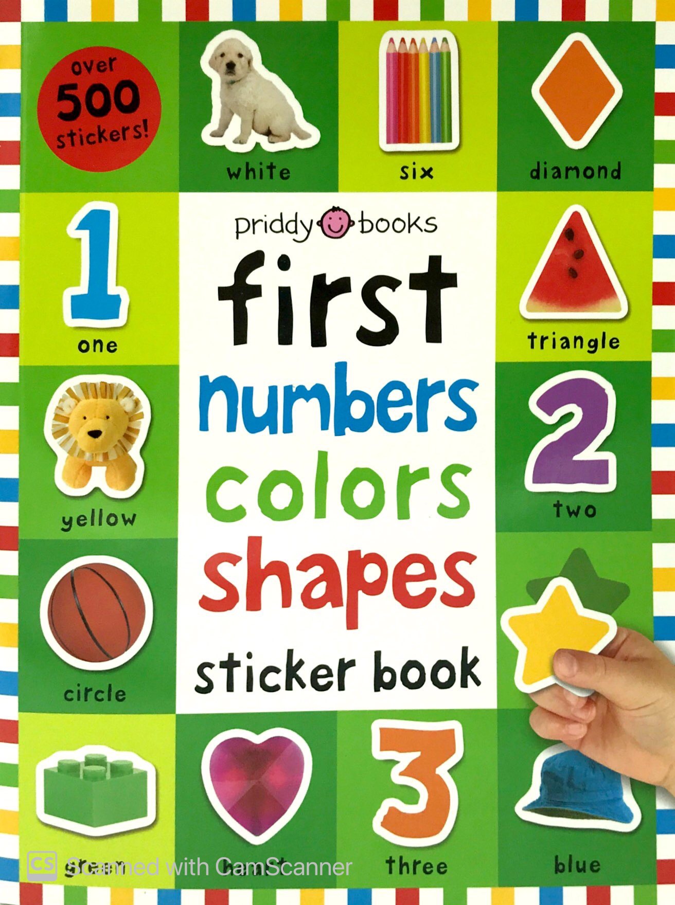 First 100 Stickers: First Numbers, Colors, Shapes - FAHASA.COM