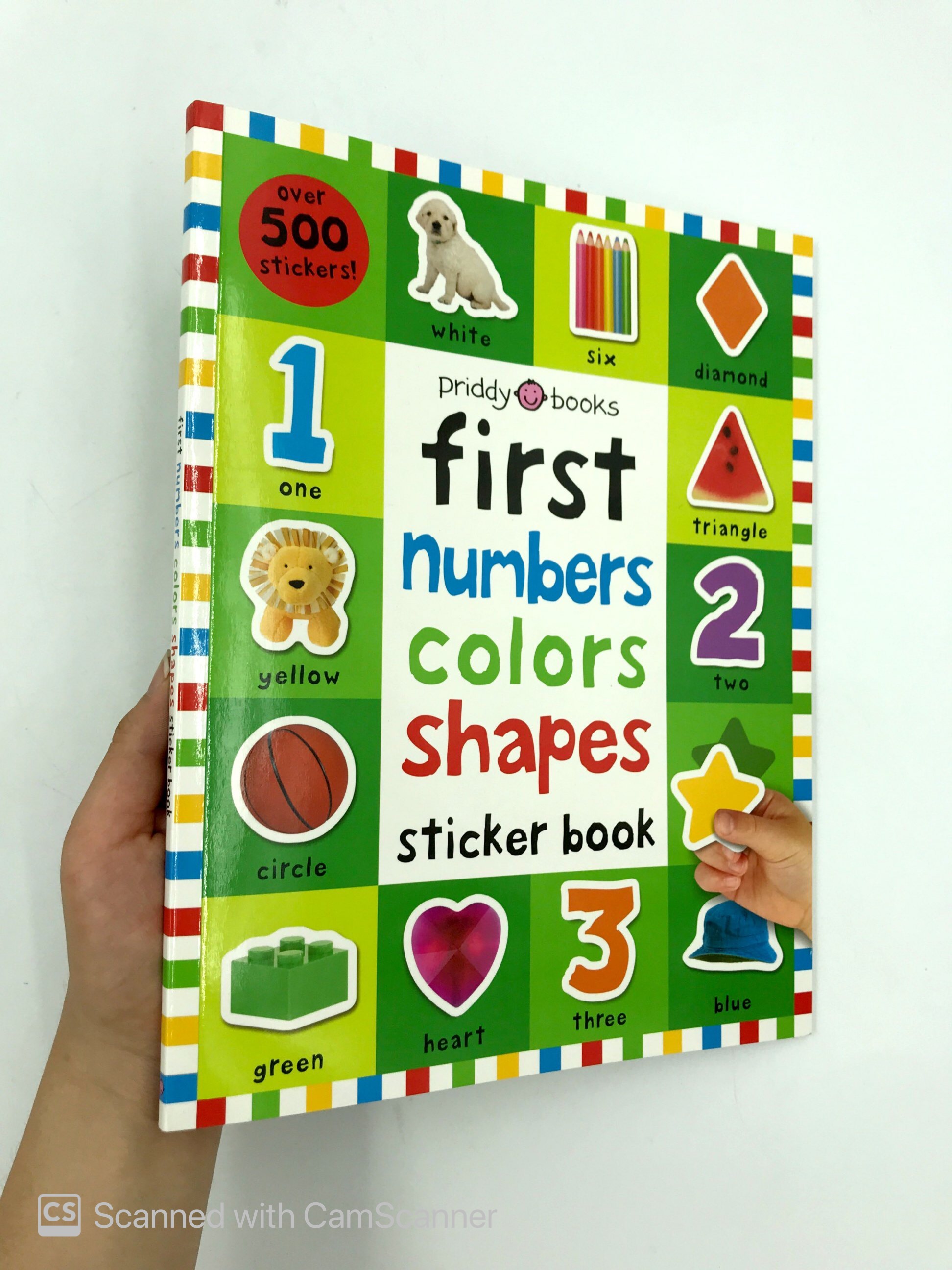 First 100 Stickers: First Numbers, Colors, Shapes - FAHASA.COM
