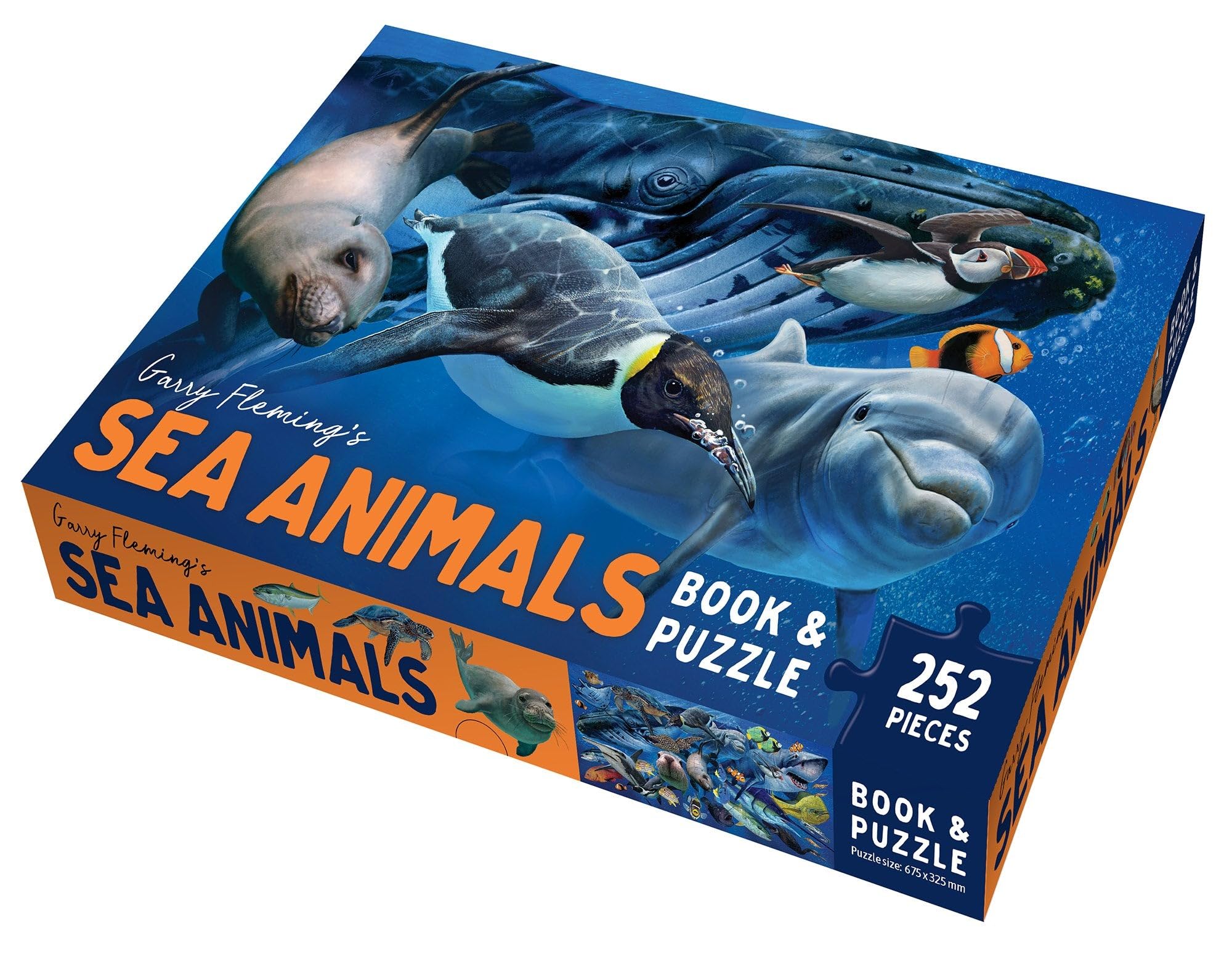 Garry Fleming's Sea Animals - Book & Jigsaw Vol. 2 - FAHASA.COM