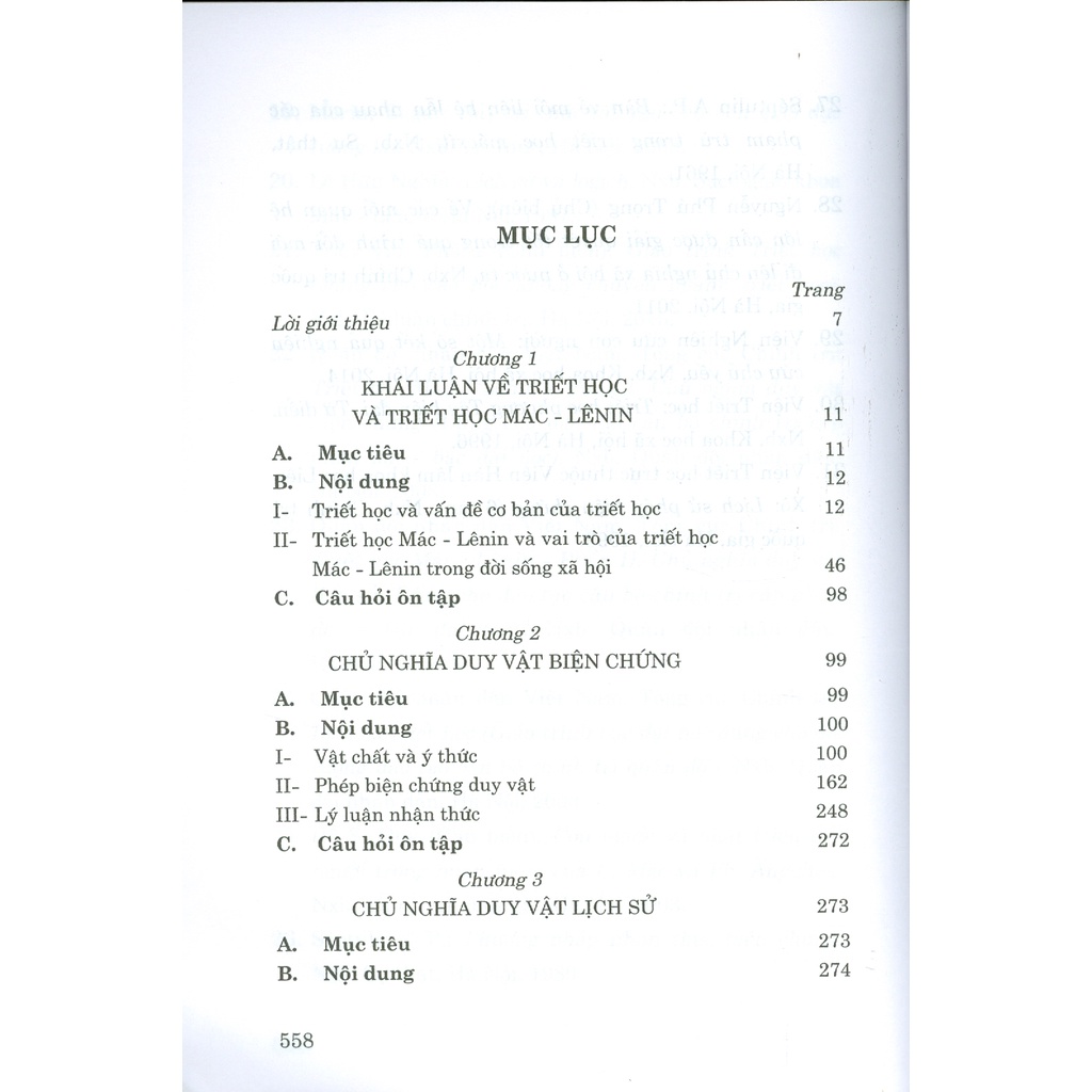Sách Giáo Trình Triết Học Mác - Lênin (Dành Cho Bậc Đại Học Hệ Chuy ...