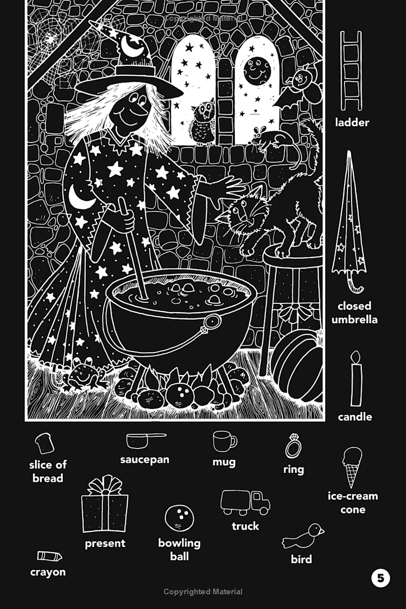 Halloween Hidden Pictures Puzzles To Highlight - FAHASA.COM