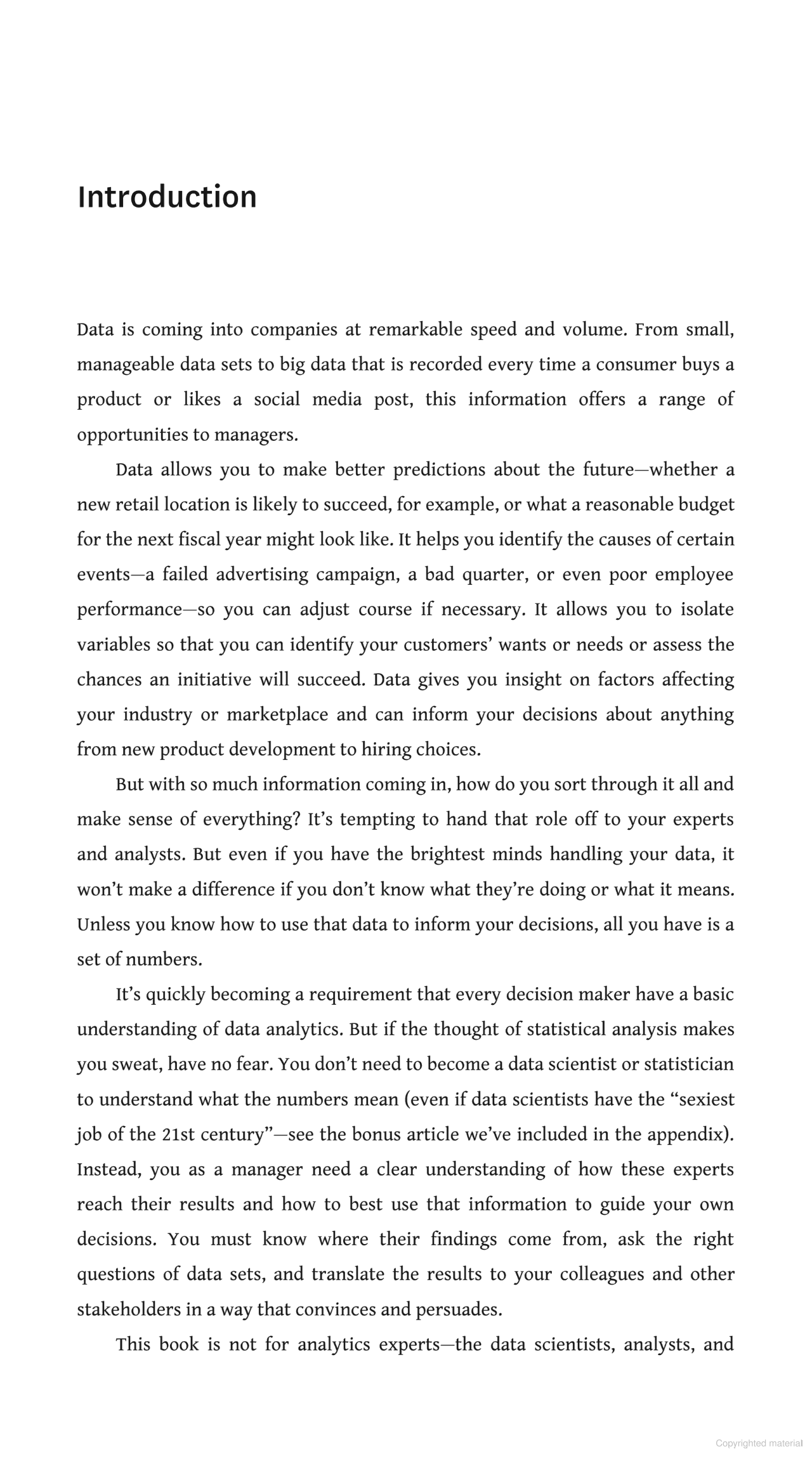 HBR Guide To Data Analytics Basics For Managers (HBR Guide Series ...