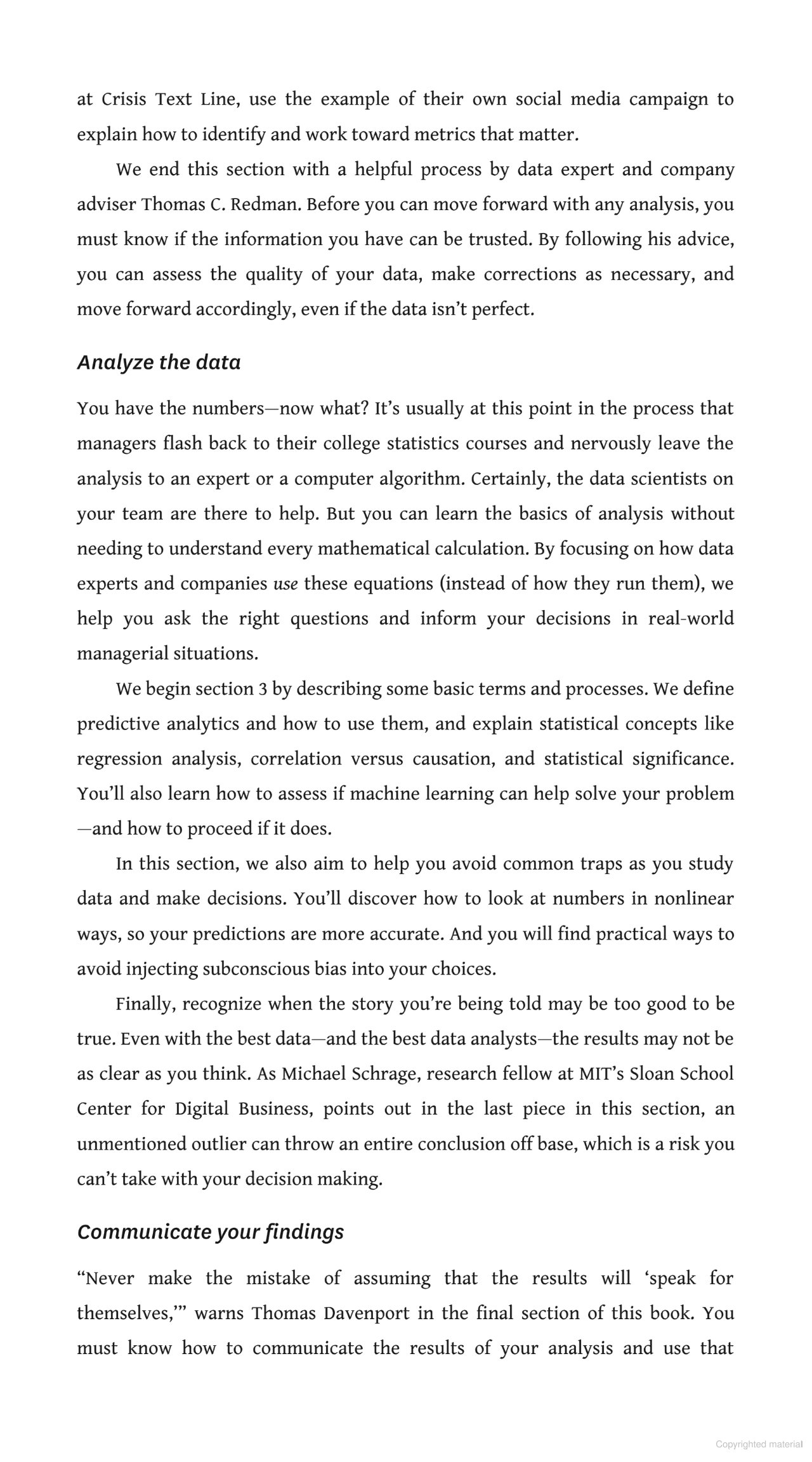 HBR Guide To Data Analytics Basics For Managers (HBR Guide Series ...
