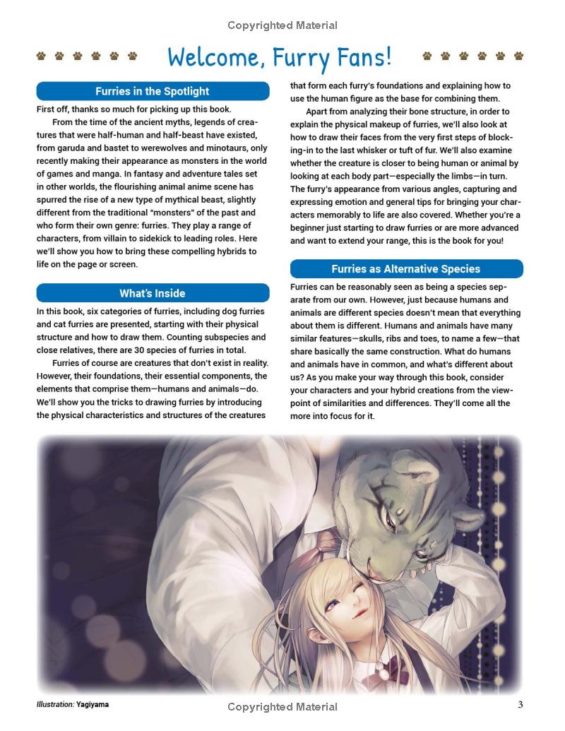 How To Draw Manga Furries: The Complete Guide To Anthropomorphic Fantasy Characters (75 - FAHASA.COM