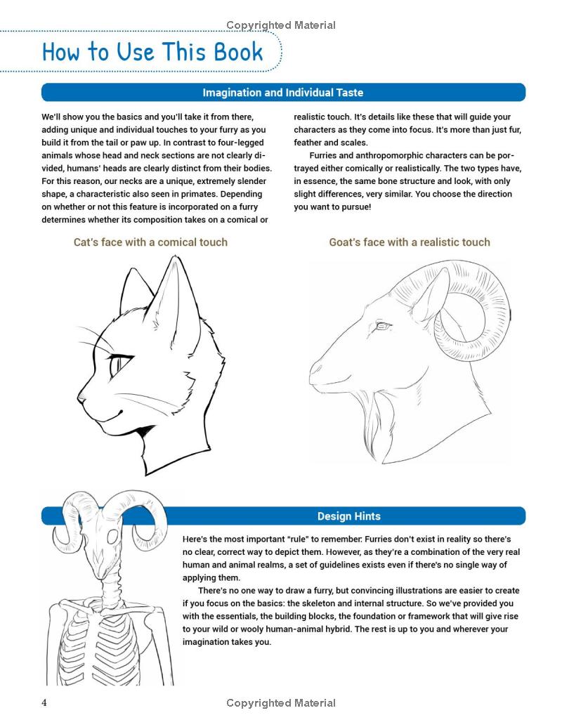 How To Draw Manga Furries: The Complete Guide To Anthropomorphic Fantasy Characters (75 - FAHASA.COM