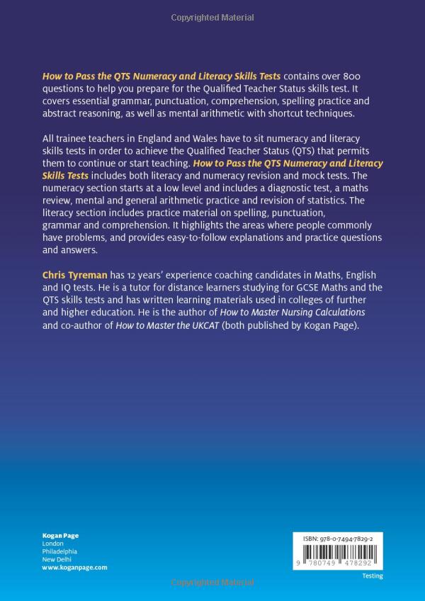 How To Pass The QTS Numeracy And Literacy Skills Tests: Essential ...