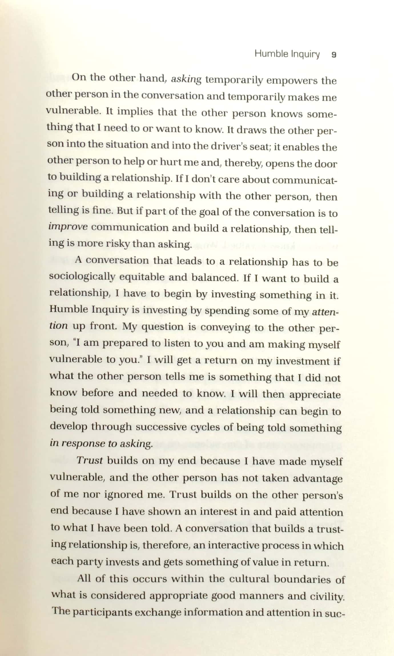 Humble Inquiry: The Gentle Art Of Asking Instead Of Telling (Humble ...