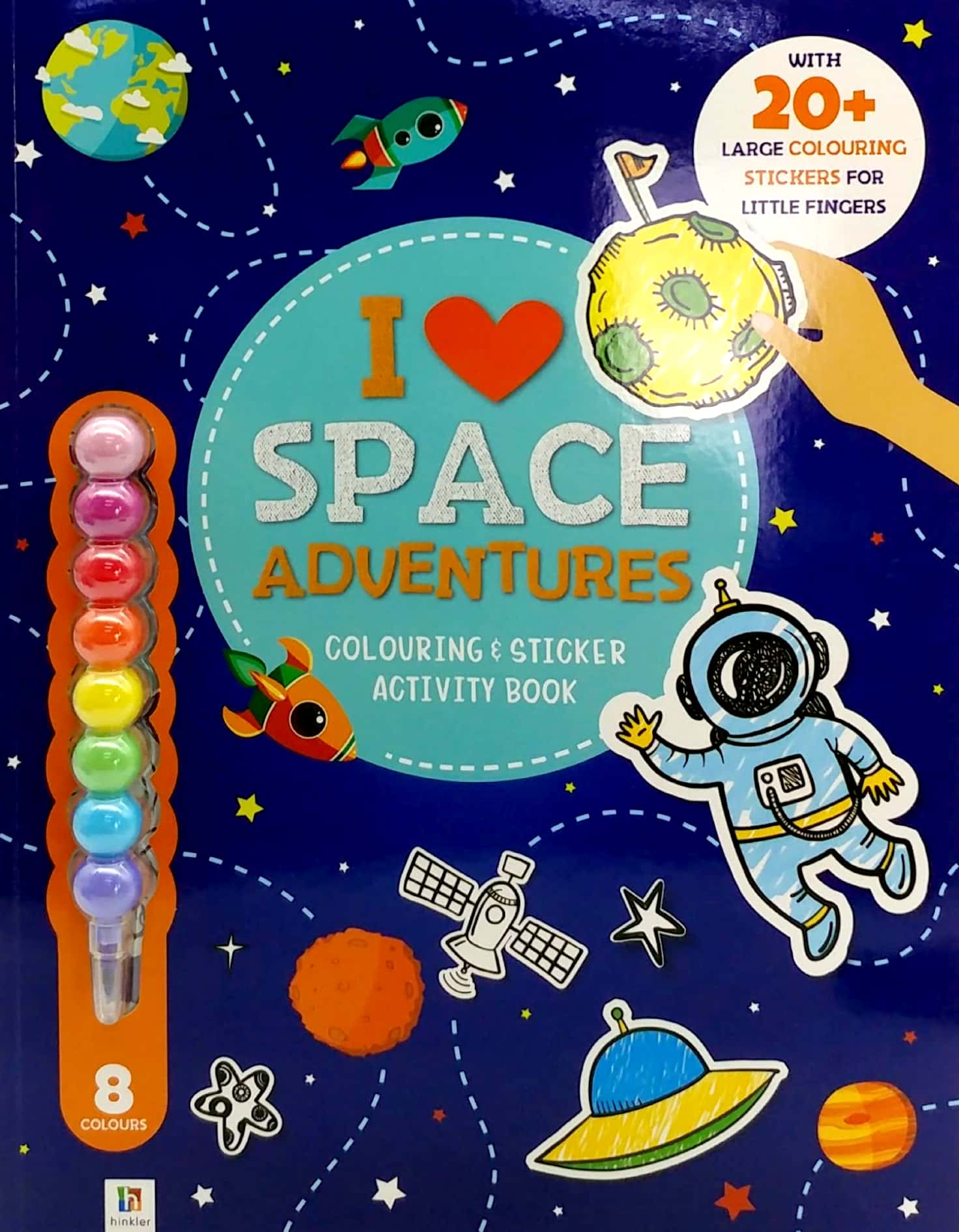 I Love Space Adventures: Colouring & Activity Book - FAHASA.COM