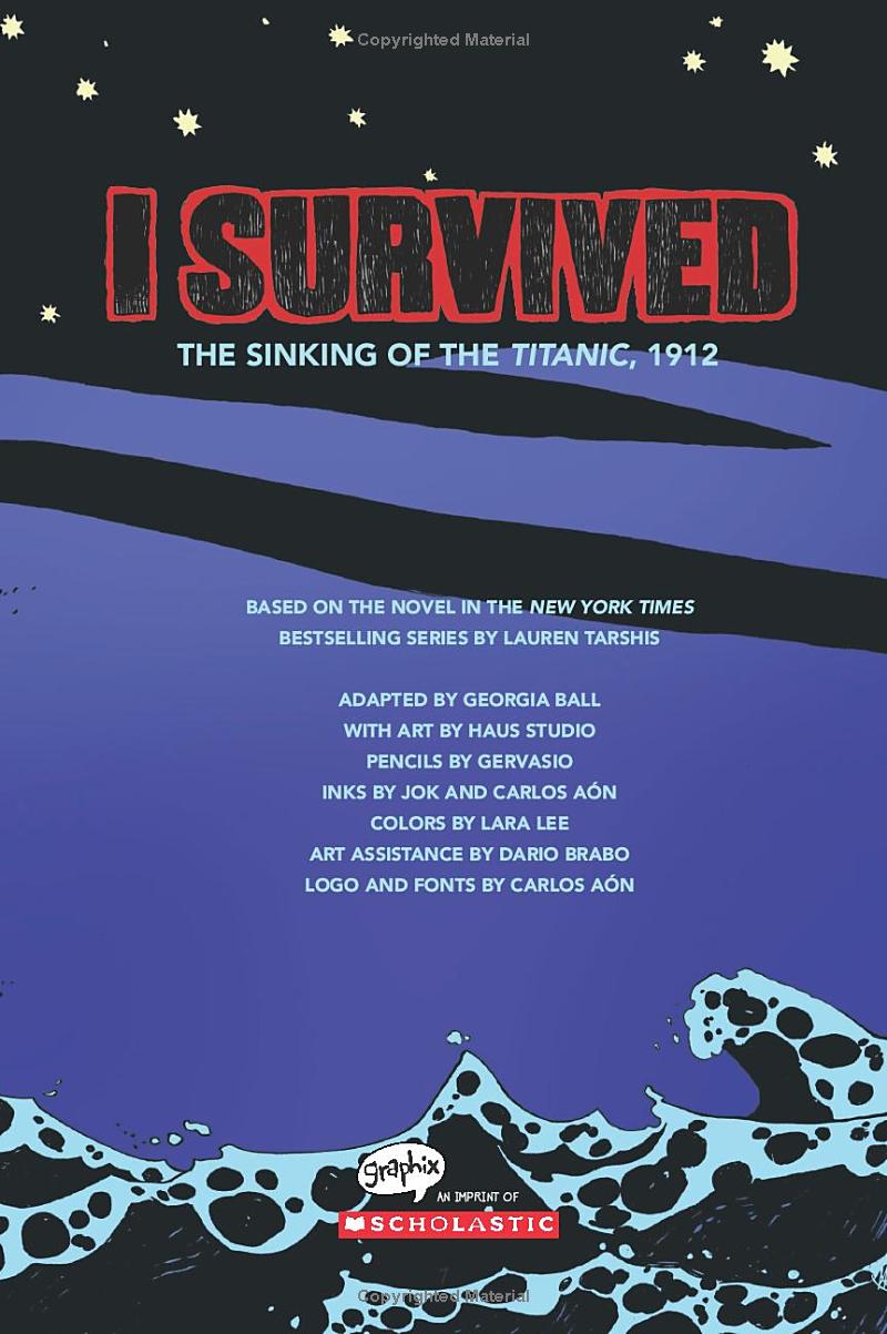 I Survived 1: The Sinking Of The Titanic, 1912 - The Graphic Novels ...