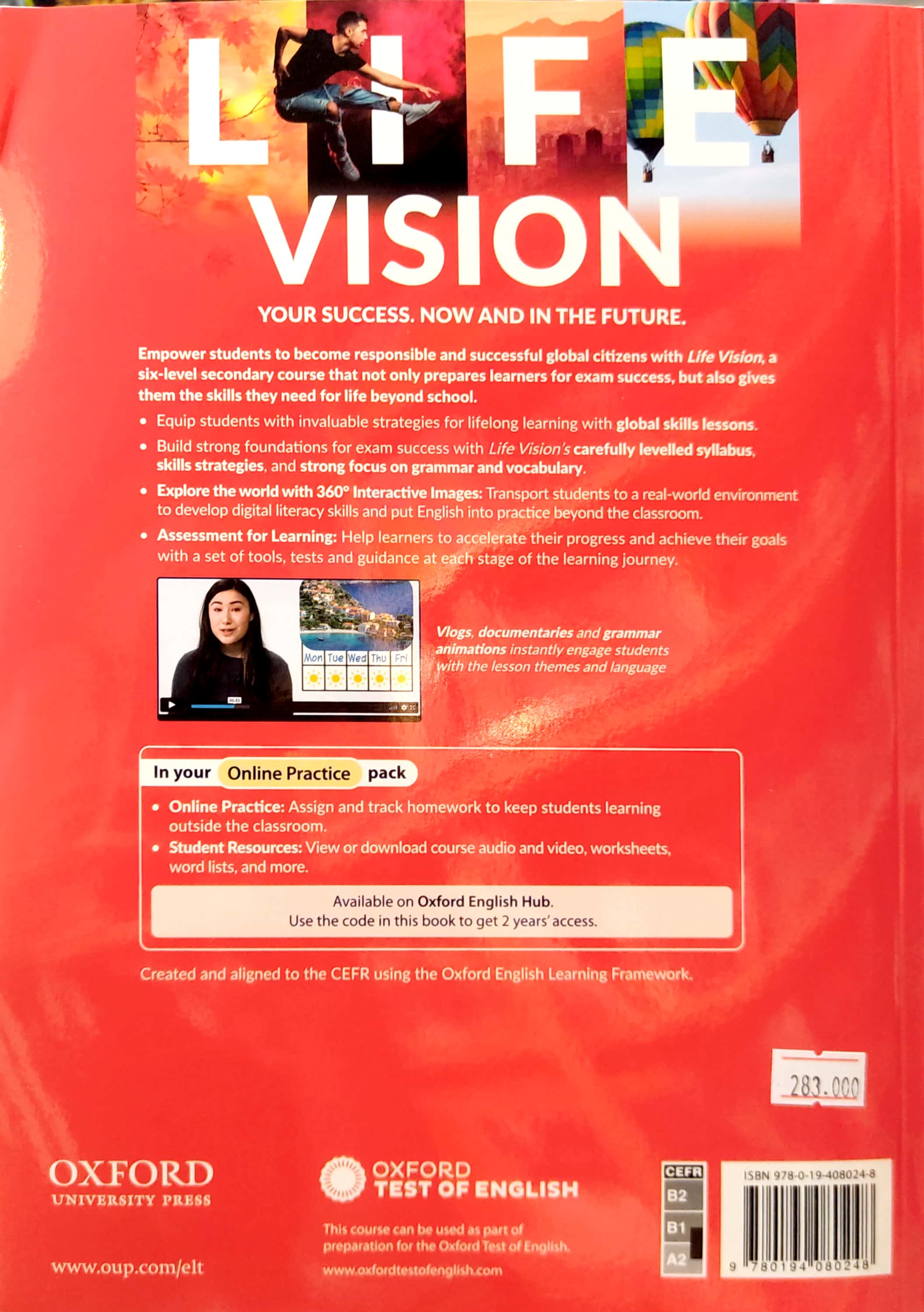Life Vision Student Book With Online Practice A2/B1 Pre-Intermediate ...