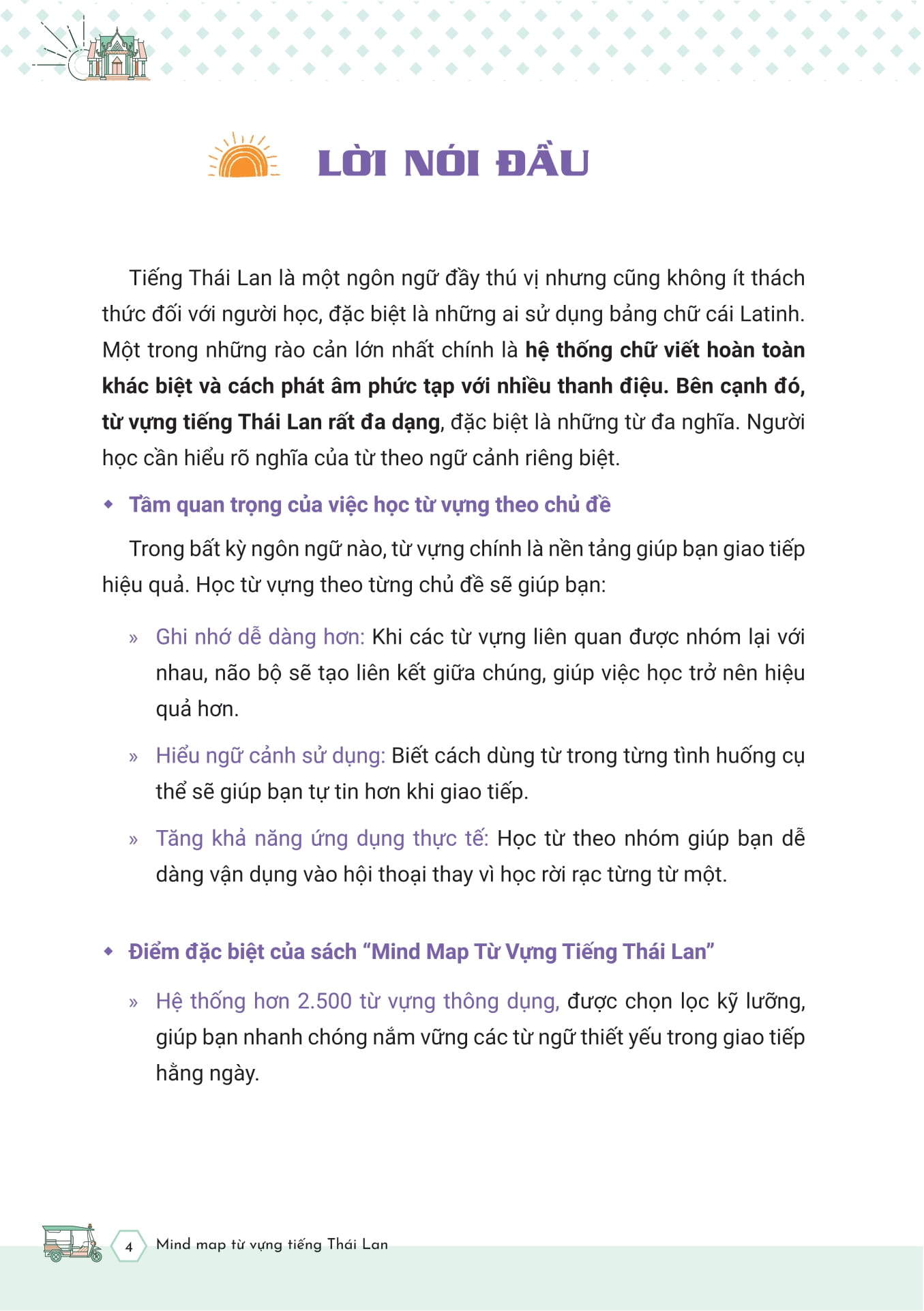 Sách Mind Map Từ Vựng Tiếng Thái Lan - ผังคำศัพท์ภาษ - FAHASA.COM