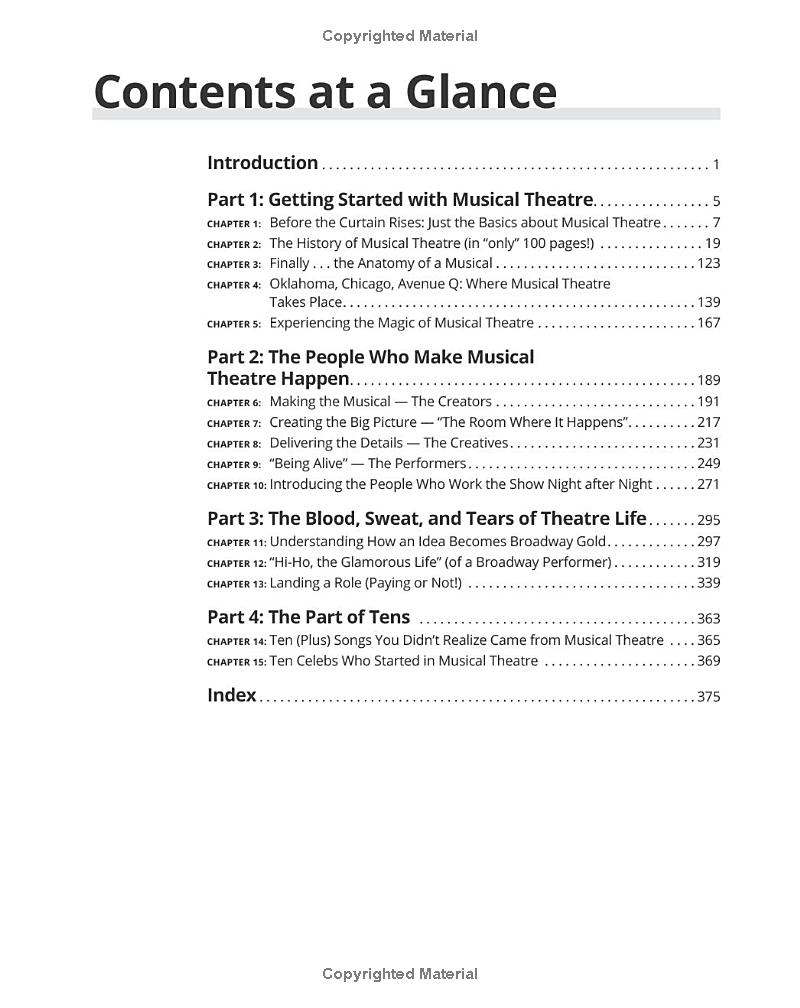 Musical Theatre For Dummies - FAHASA.COM