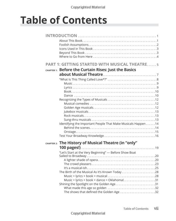 Musical Theatre For Dummies - FAHASA.COM