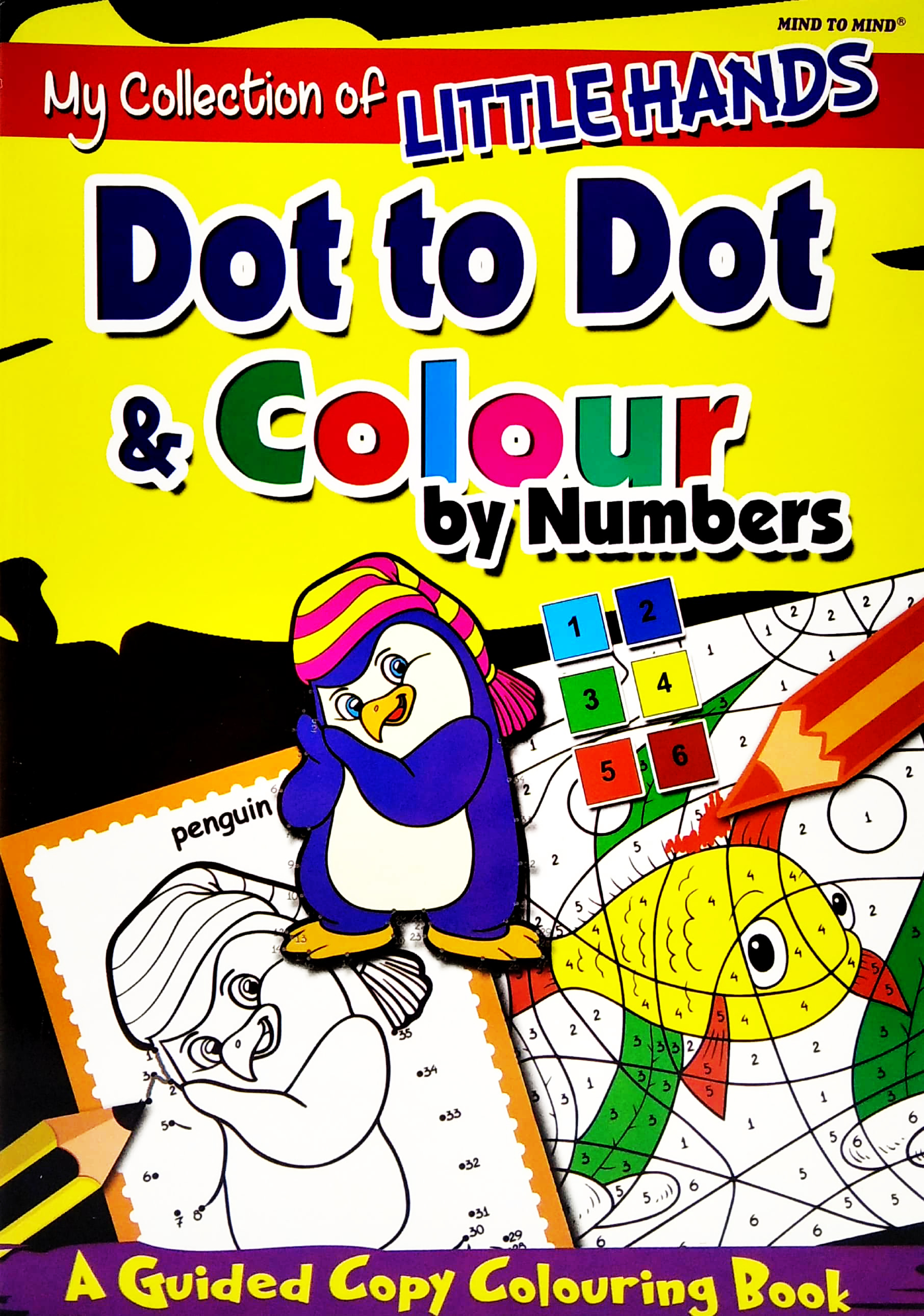 My Collection Of Little Hands: Dot To Dot & Colour By Numbers - FAHASA.COM