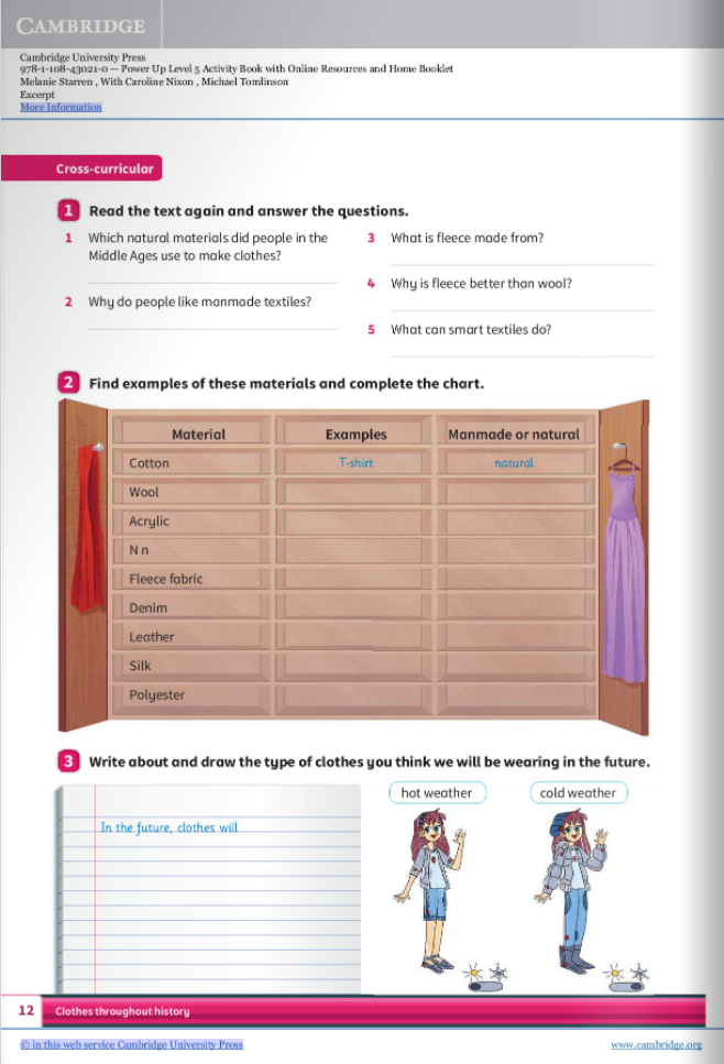 Power Up Level 5 Activity Book With Online Resources And Home Booklet ...