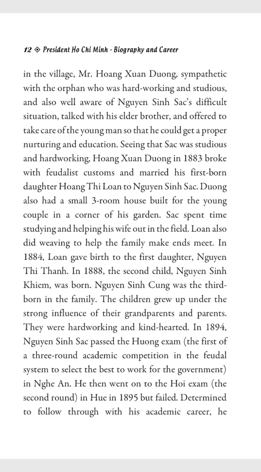 Sách President Ho Chi Minh - Biography And Career - FAHASA.COM
