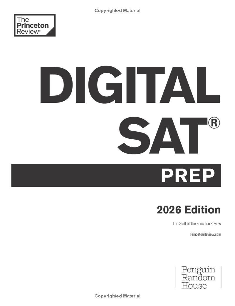 Princeton Review Digital SAT Prep, 2026 - FAHASA.COM