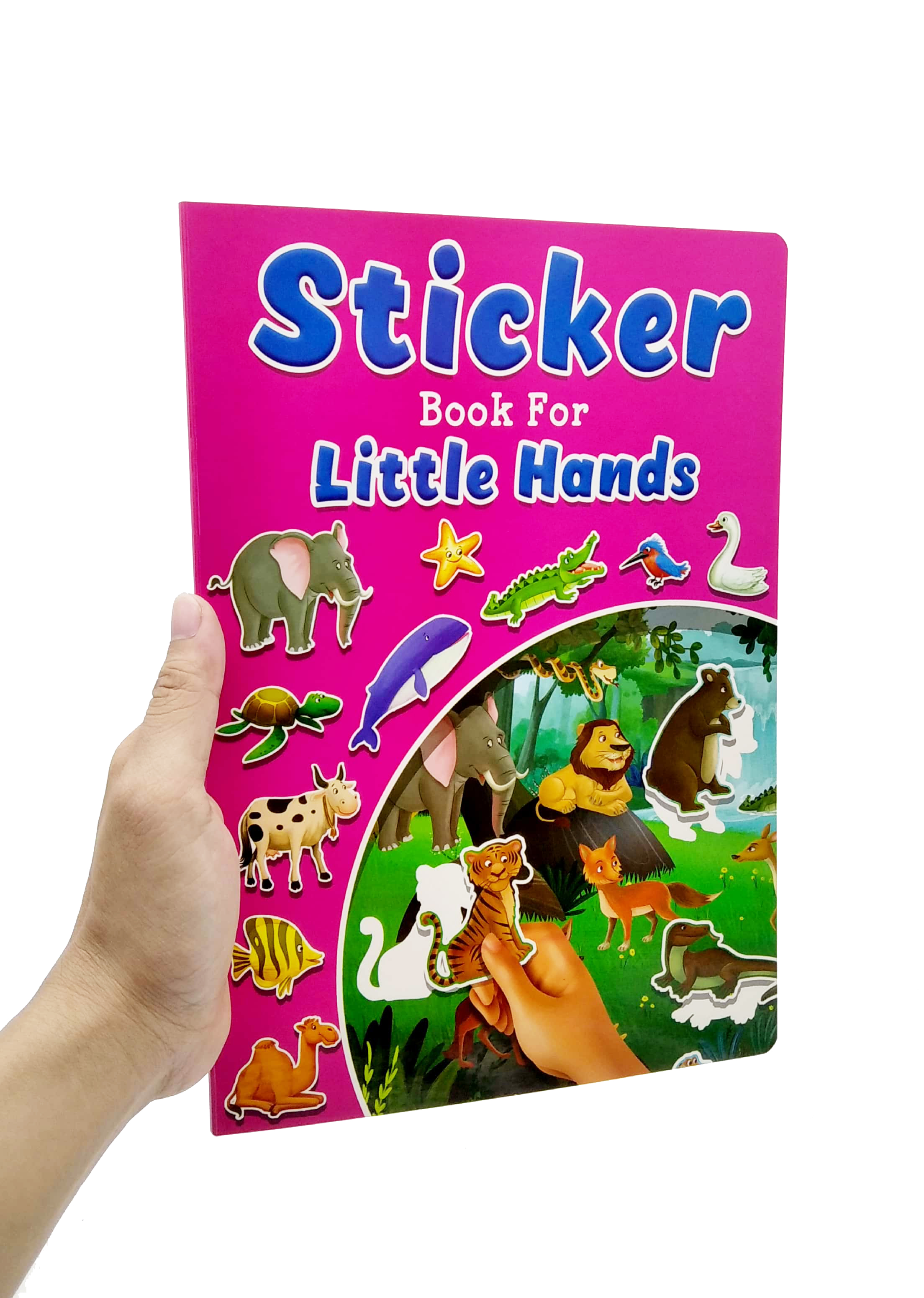 Sticker Book For Little Hands - Pink - FAHASA.COM