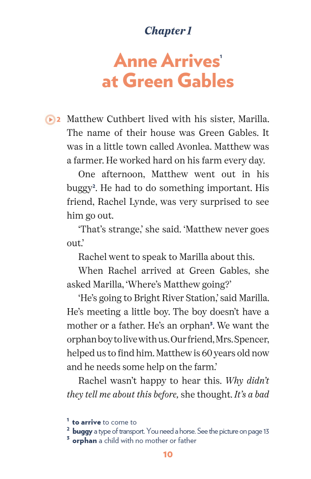 Teen ELI Readers - Anne of Green Gables - Stage 1 A1 - Downloadable ...