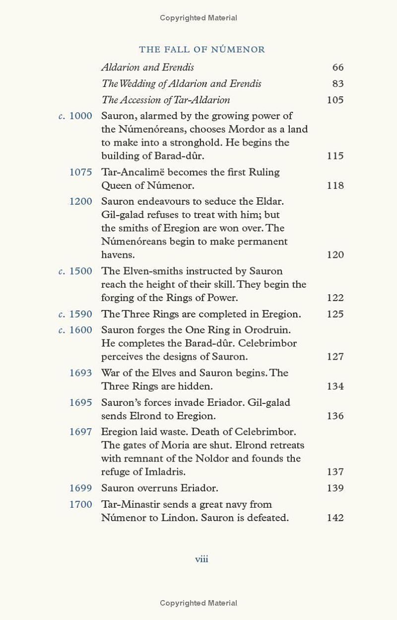 The Fall Of Númenor: And Other Tales From The Second Age Of Middle ...