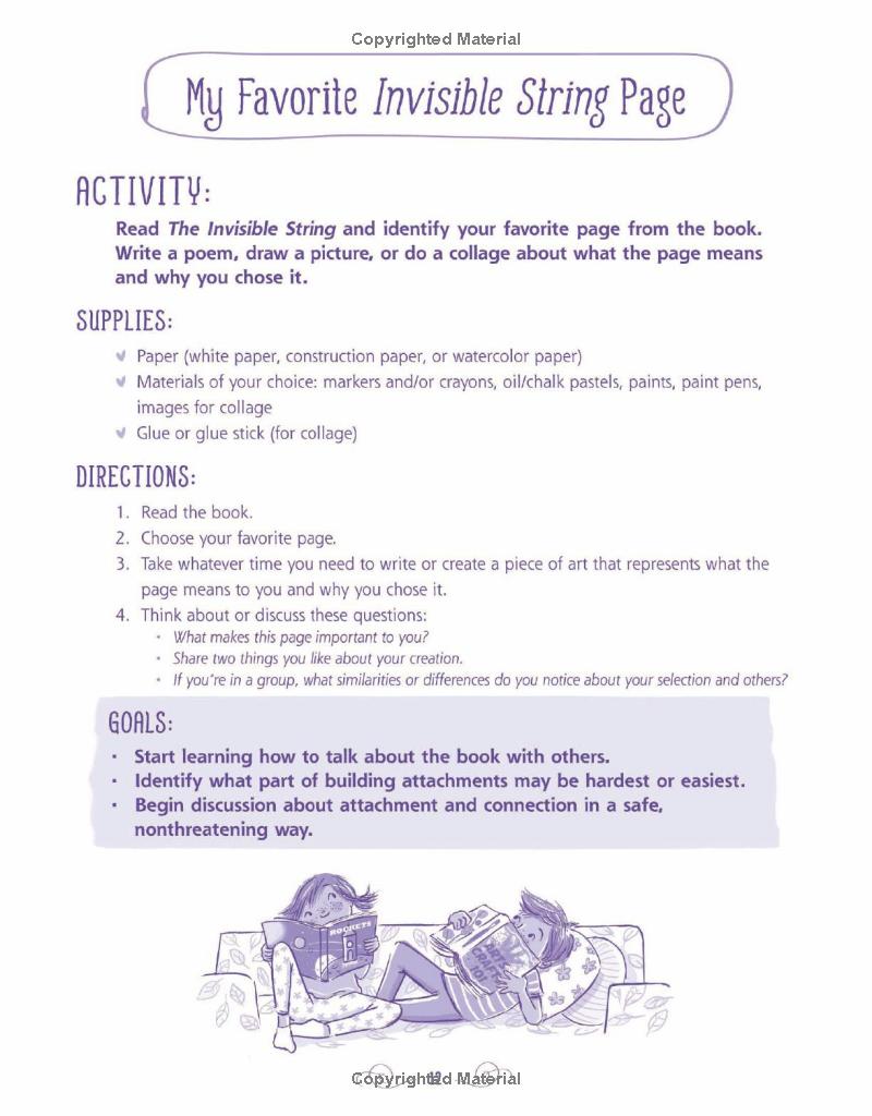 The Invisible String Workbook: Creative Activities To Comfort, Calm ...