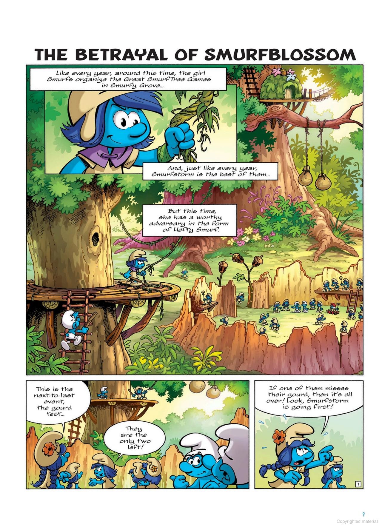 The Smurfs Village Behind The Wall Vol. 2 -The Betrayal Of Smurfblossom ...