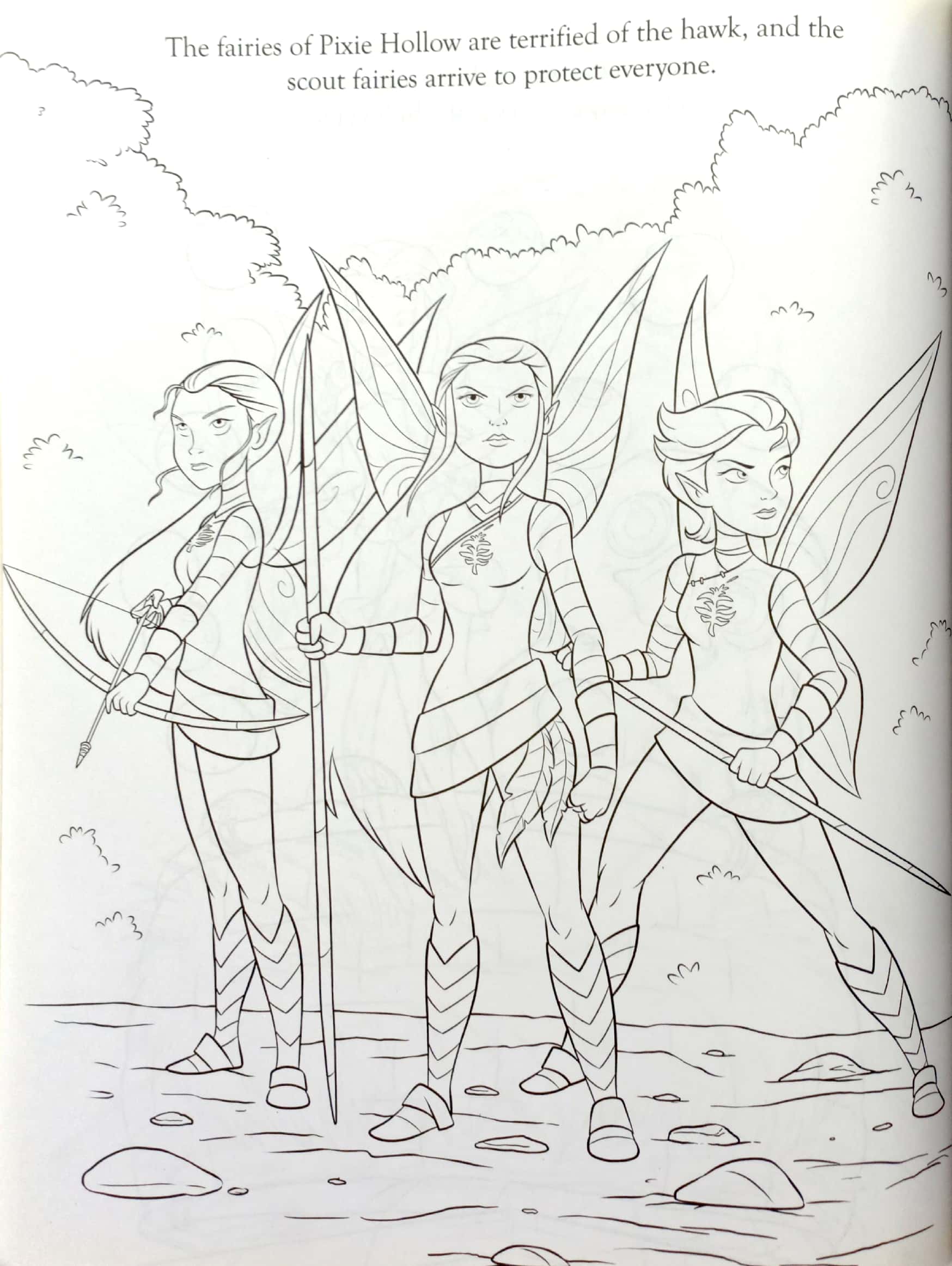 tinkerbell and the legend of the neverbeast coloring pages