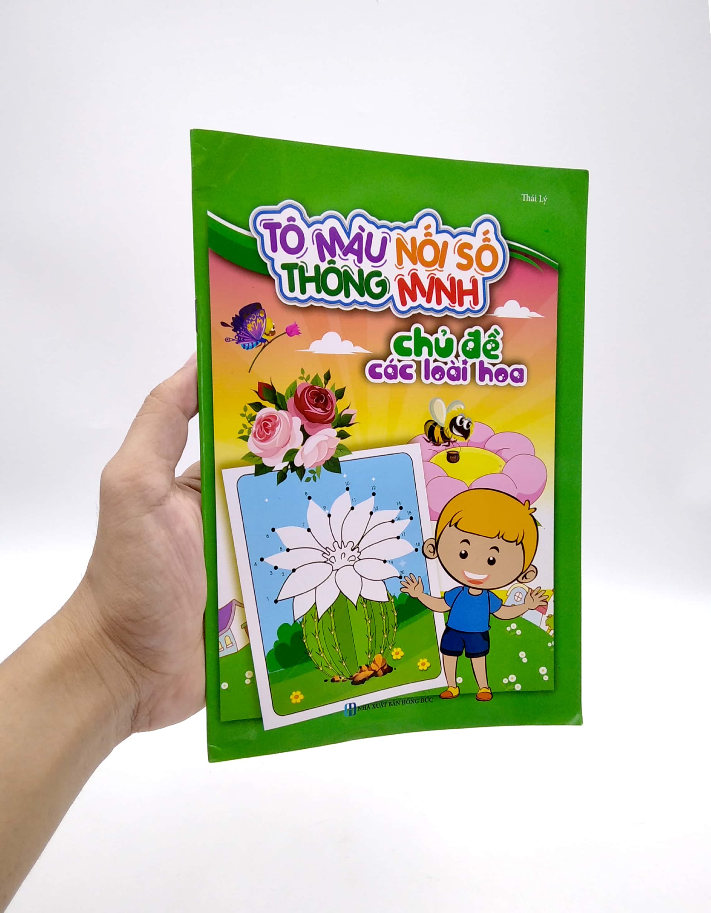 Sách Tô Màu Nối Số Thông Minh - Chủ Đề Các Loài Hoa - FAHASA.COM