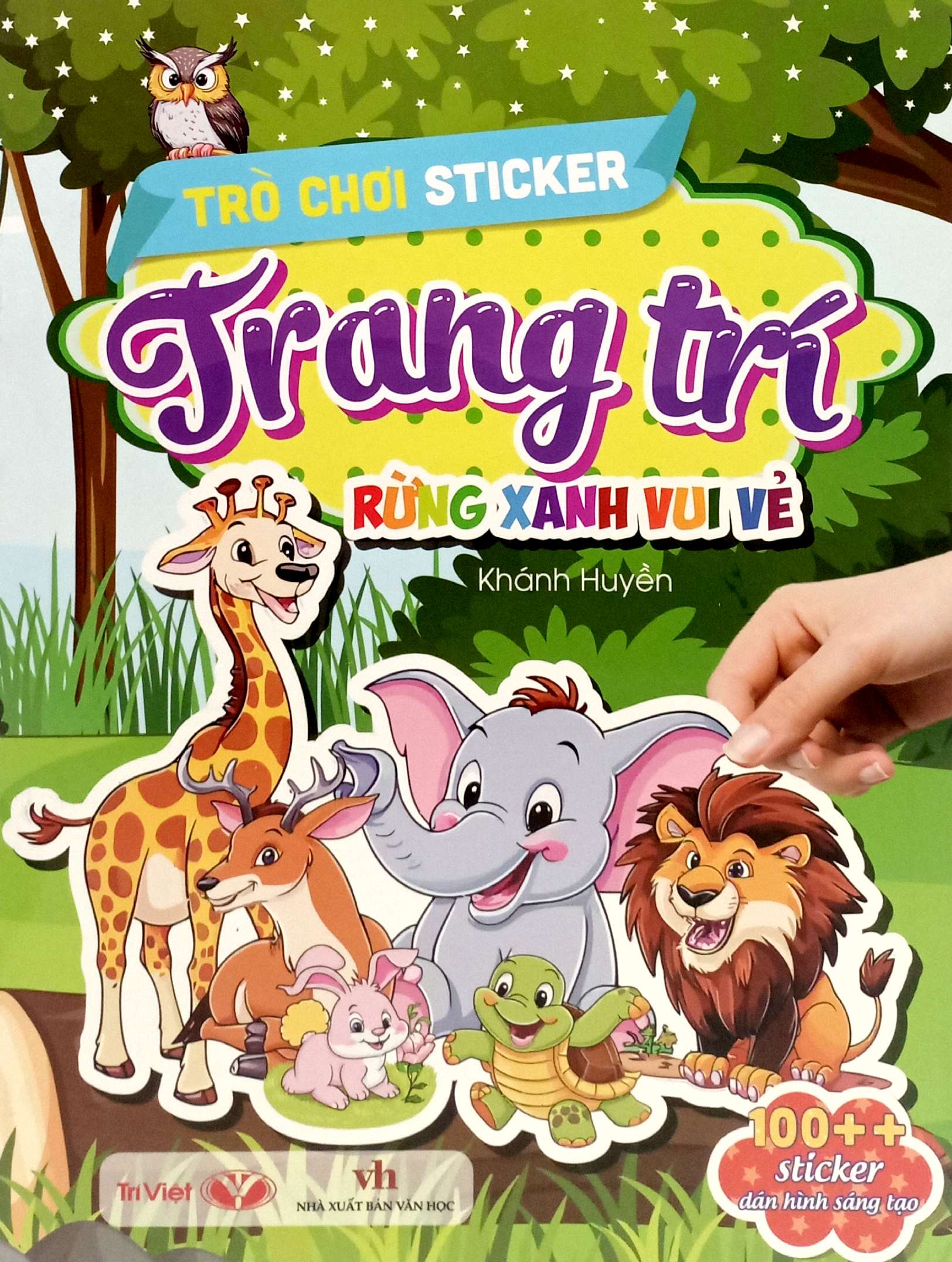 Sách Trò Chơi Sticker Trang Trí - Rừng Xanh Vui Vẻ - FAHASA.COM