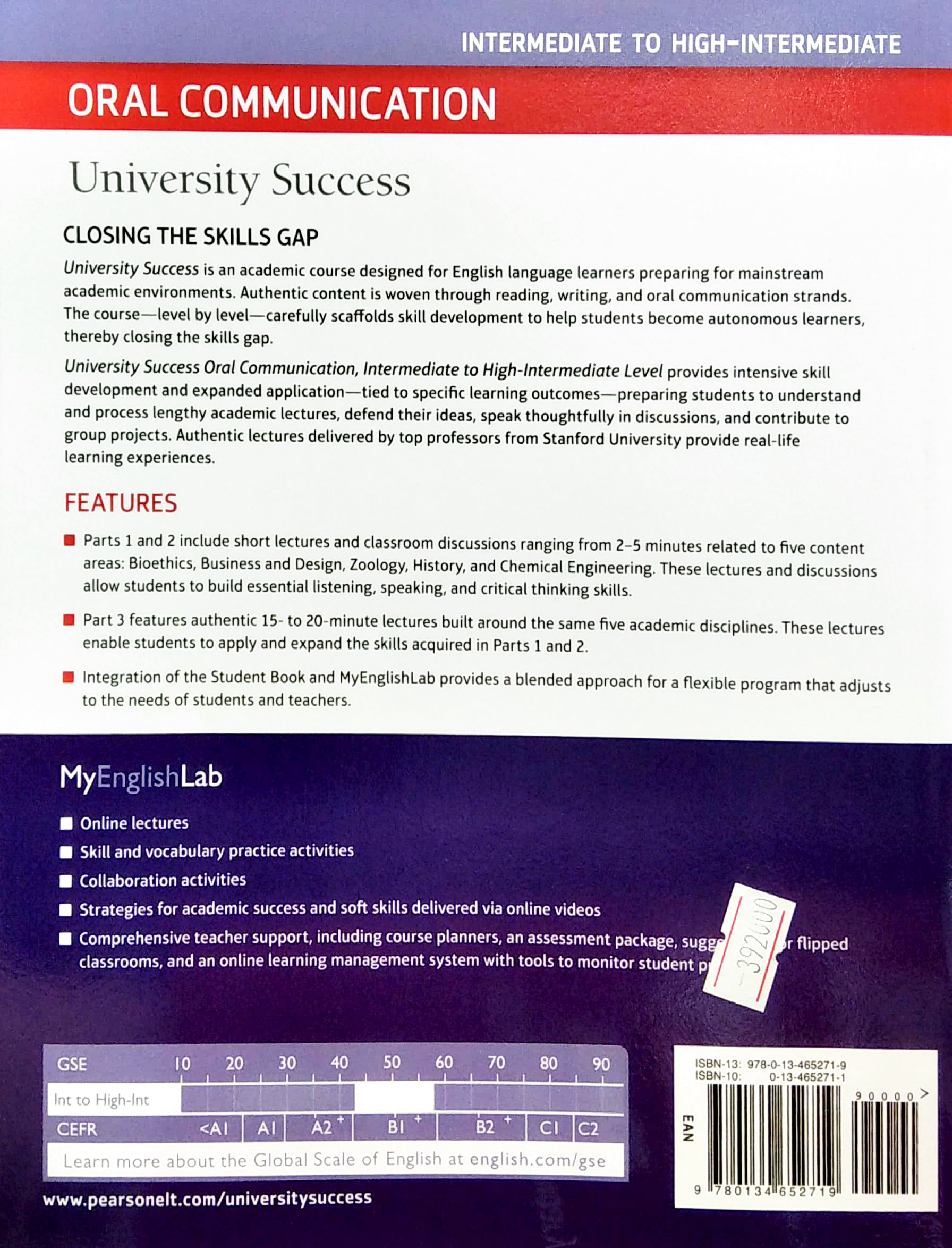 University Success Oral Communication Intermediate, Student Book with ...
