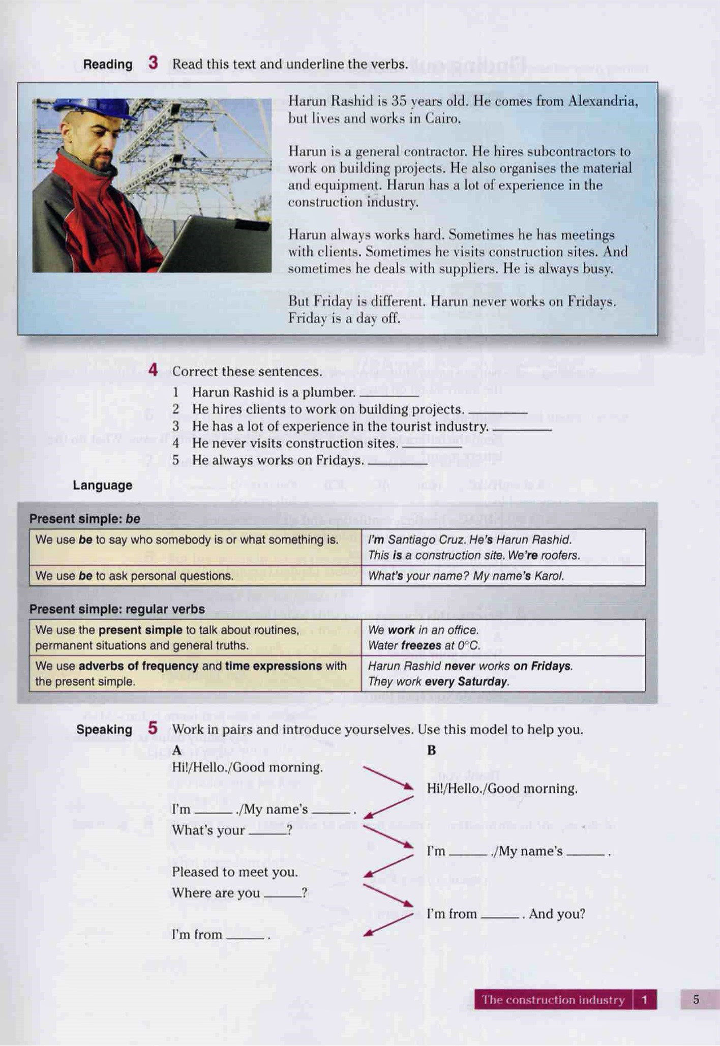 Vocational English: English For Construction Level 1 Coursebook And Cd ...
